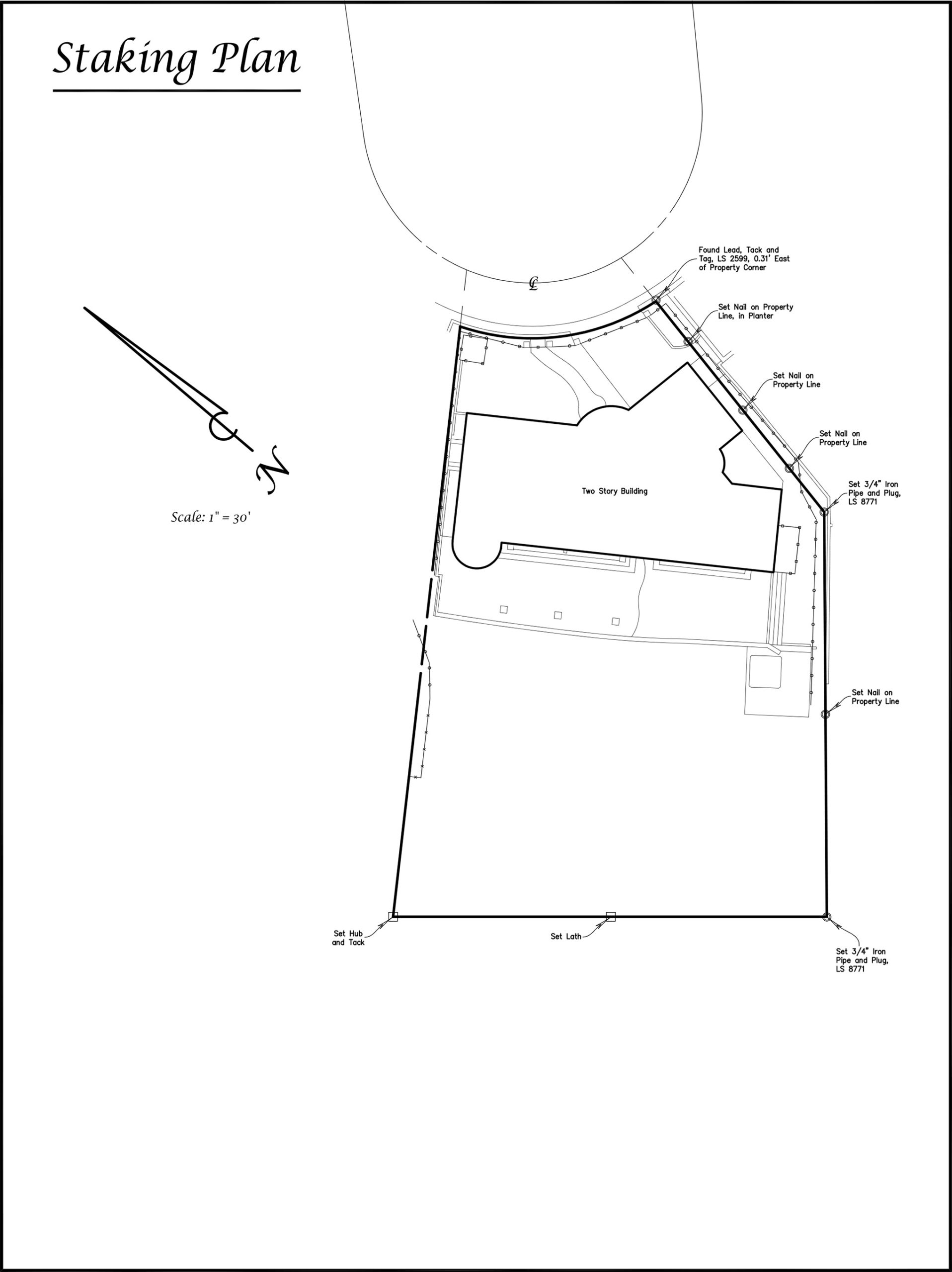 Boundary Staking Services in Los Angeles | M&M&Co